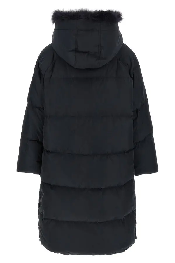 YVES SALOMON Fox Fur-trimmed Down Jacket