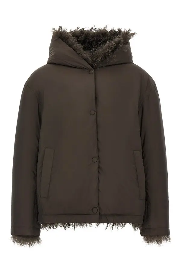 YVES SALOMON Reversible Fur Down Jacket