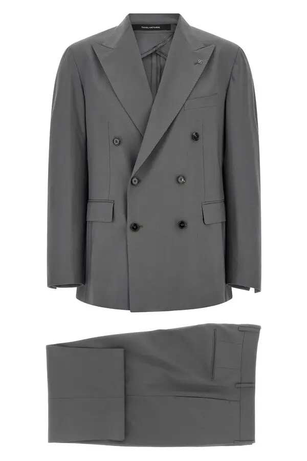 Tagliatore Tailored Suit With Peak Lapels