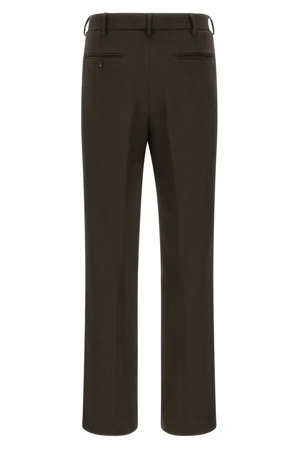 SECOND / LAYER Trousers With Pressed Crease