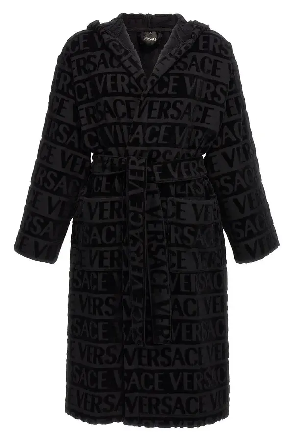 Versace Jacquard Terry Bathrobe