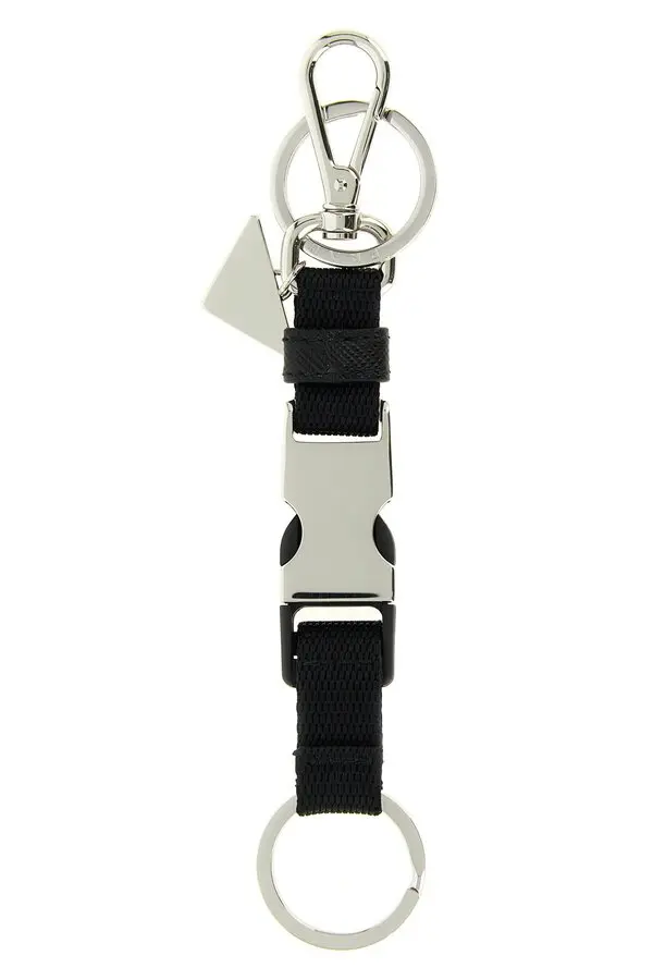 Prada Keyring With Metal Release Buckle