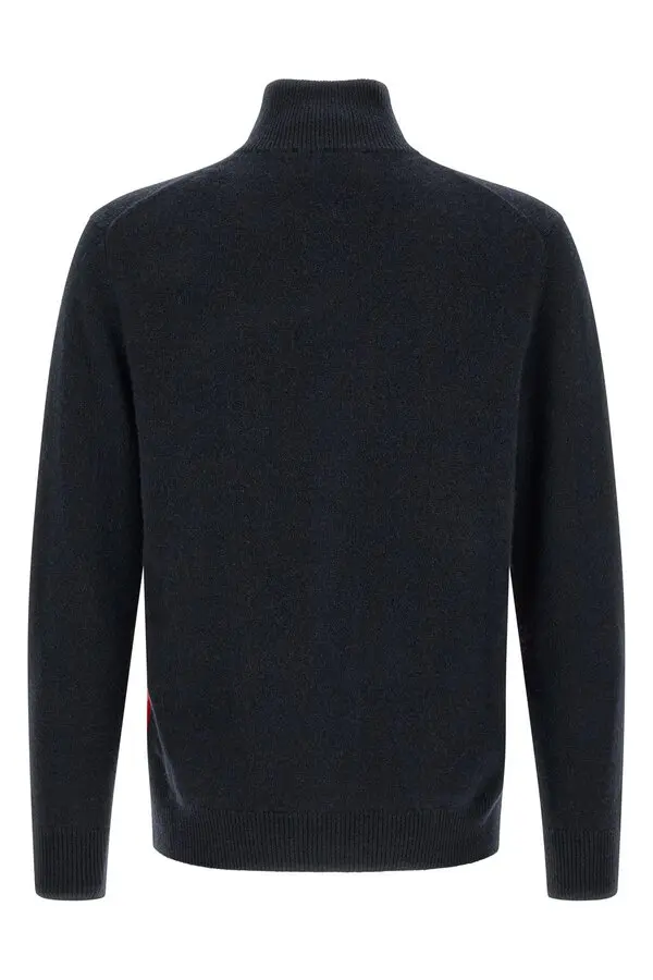 BALLANTYNE Classic Diamond Intarsia Cardigan