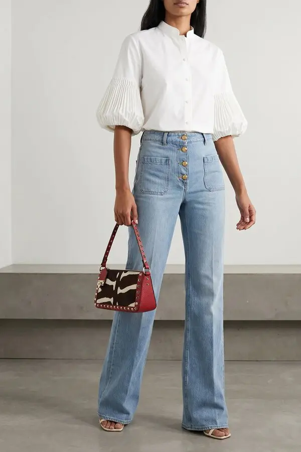 Valentino Garavani Pleated Poplin Shirt