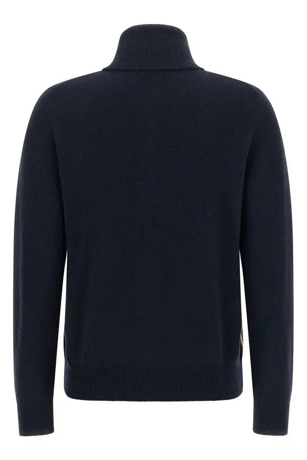 BALLANTYNE Geometric Intarsia 't-neck Diamond' Sweater