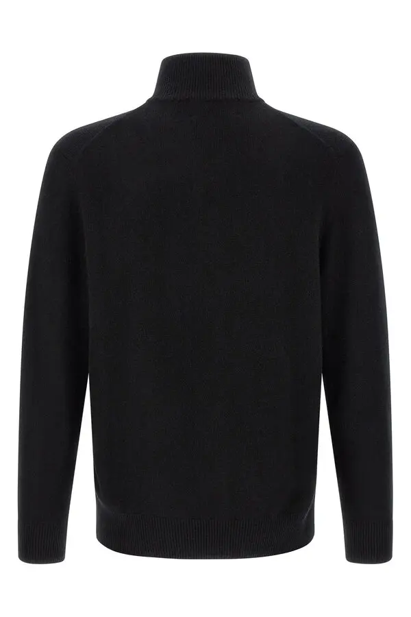 BALLANTYNE Classic Diamond Intarsia Cardigan