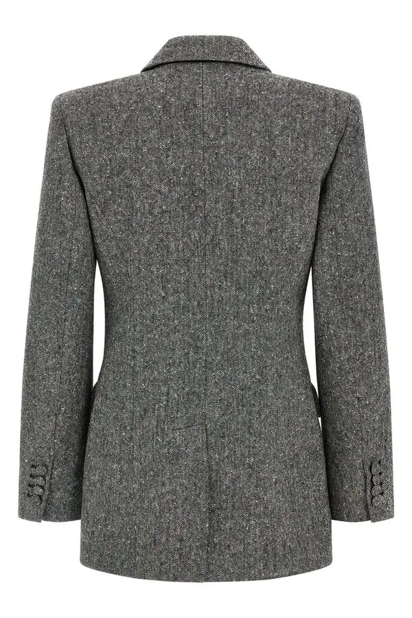 Valentino Garavani Double-breasted Bottonato Natté Blazer