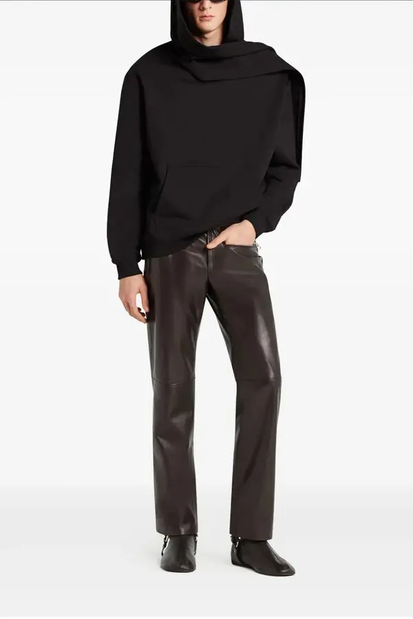 COURREGES Sweatshirt 'scarf Embroidered Hoodie