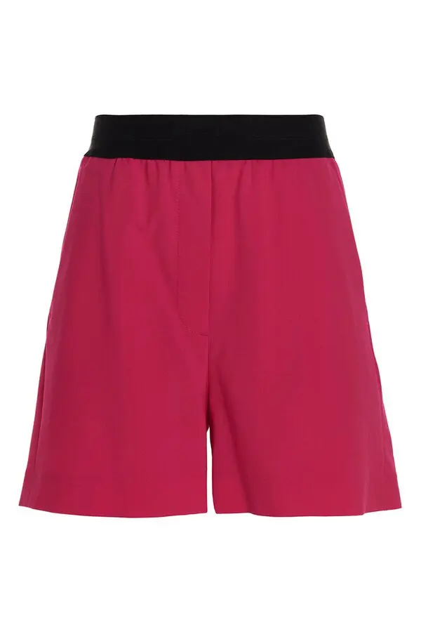 MSGM Shorts 'logo Wool Bermuda
