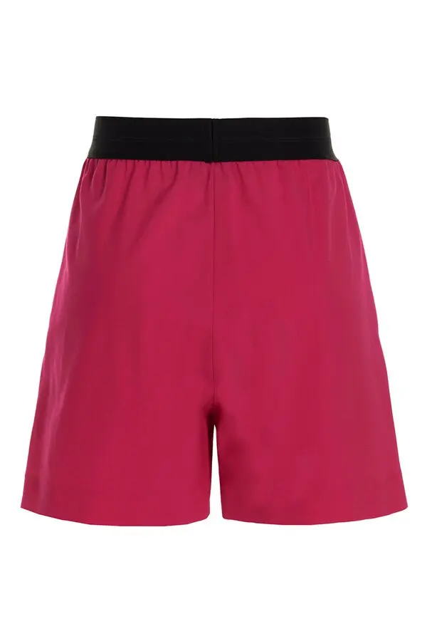 MSGM Shorts 'logo Wool Bermuda
