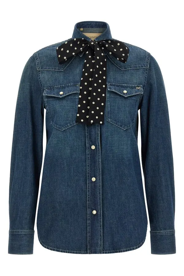 Valentino Garavani Denim Shirt - Blue