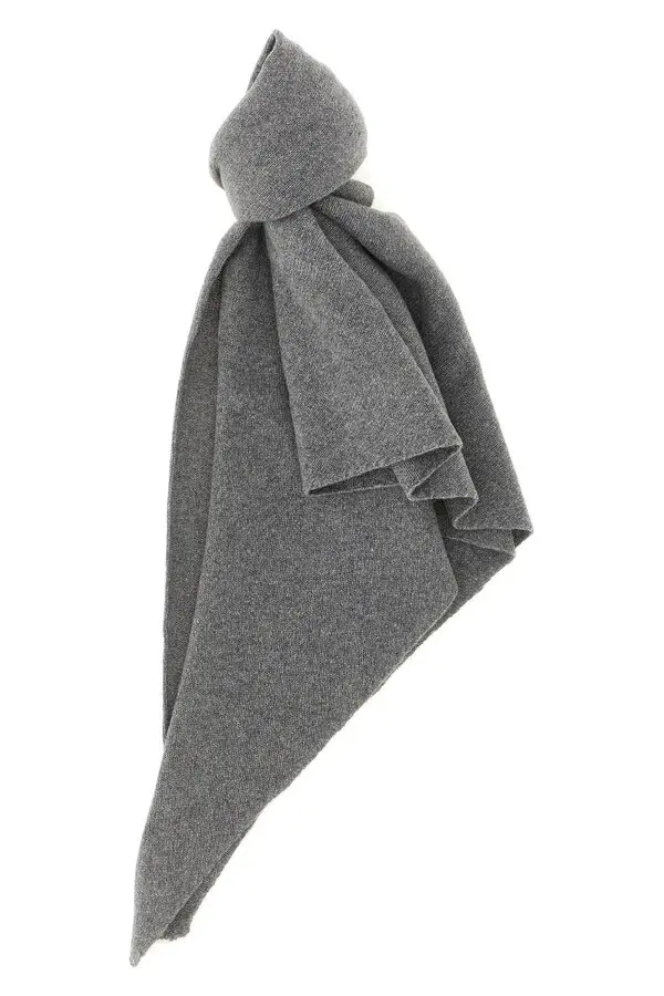 NUDE Knit Scarf - Gray