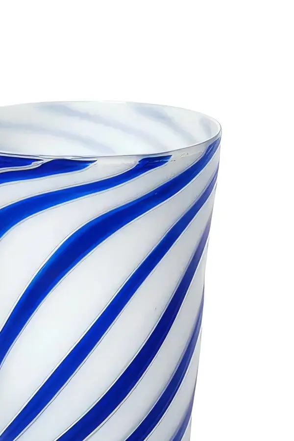 BITOSSI Glass Set With Swirl Pattern