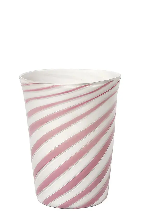 BITOSSI Glass Tumbler Set With Spiral Motif