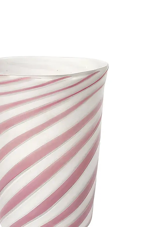 BITOSSI Glass Tumbler Set With Spiral Motif