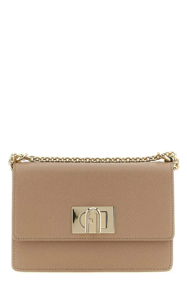 Furla 1927' Mini Crossbody Bag - Beige
