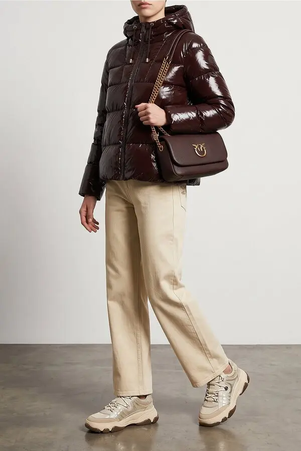 Pinko Glossy Finish Puffer Jacket