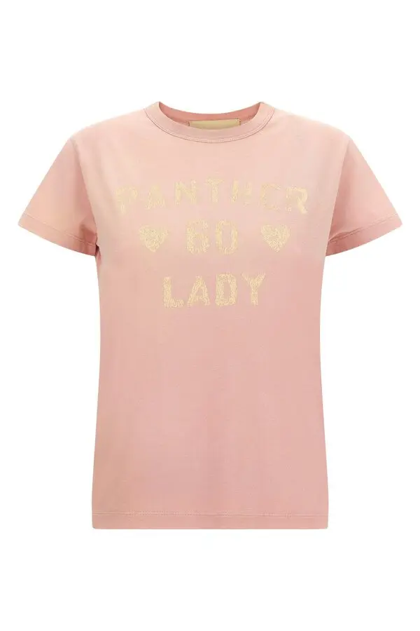 Valentino Garavani Panther Lady T-shirt - Pink