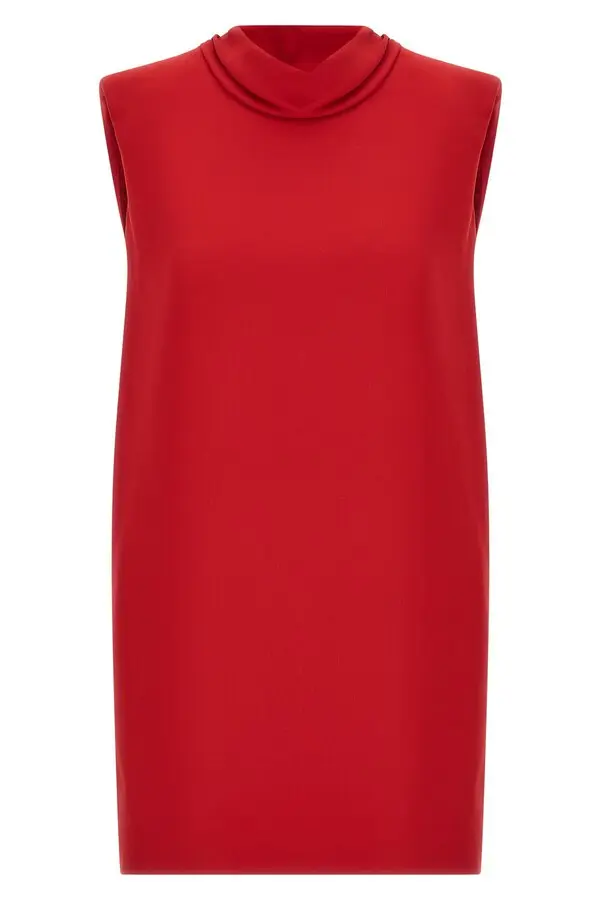 Valentino Garavani Mini Dress Draped Neckline