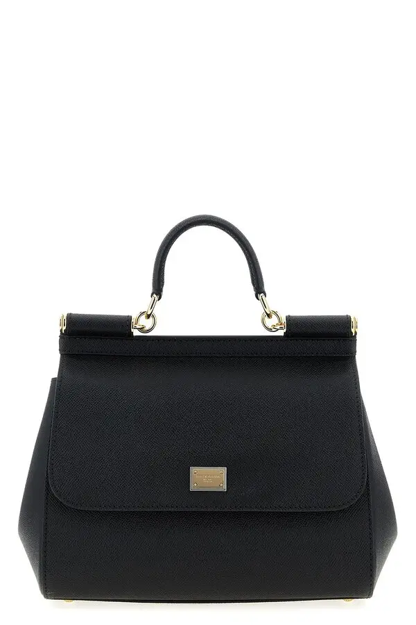Dolce & Gabbana Large 'sicily' Handbag - Black