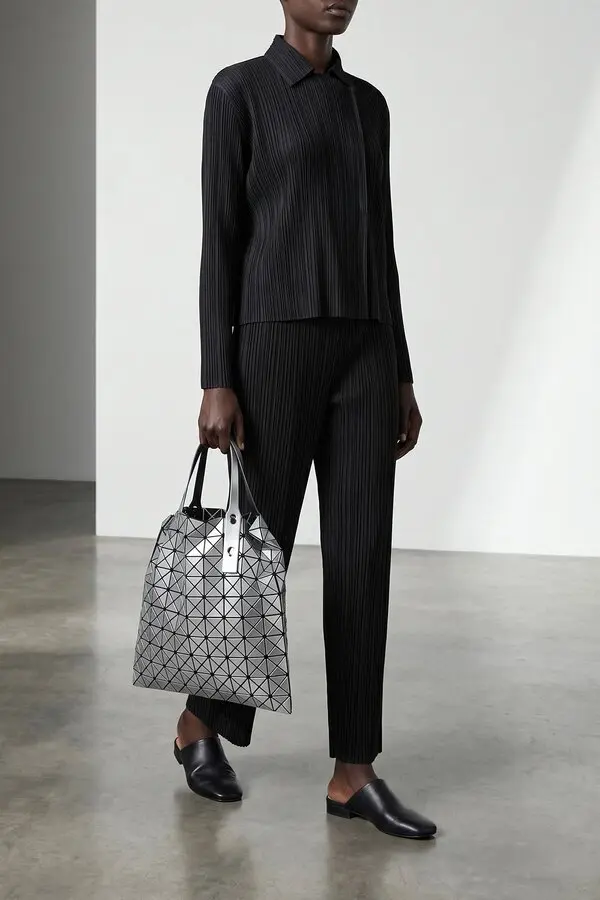 Issey Miyake The 'prism' Tote - Silver