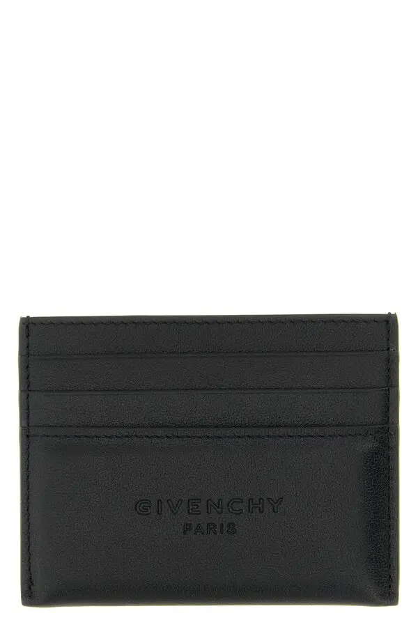Givenchy Leather Cardholder With Embossed Logo