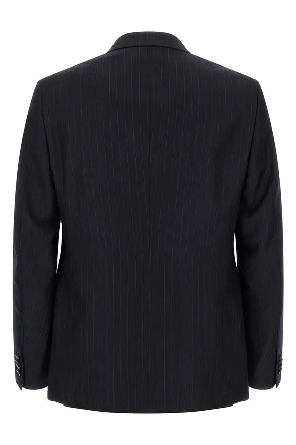 Zegna Pinstripe Flannel Suit - Blue