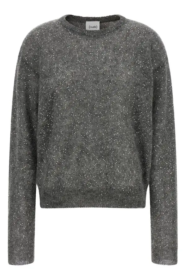 NUDE Micro Sequin Knit Sweater