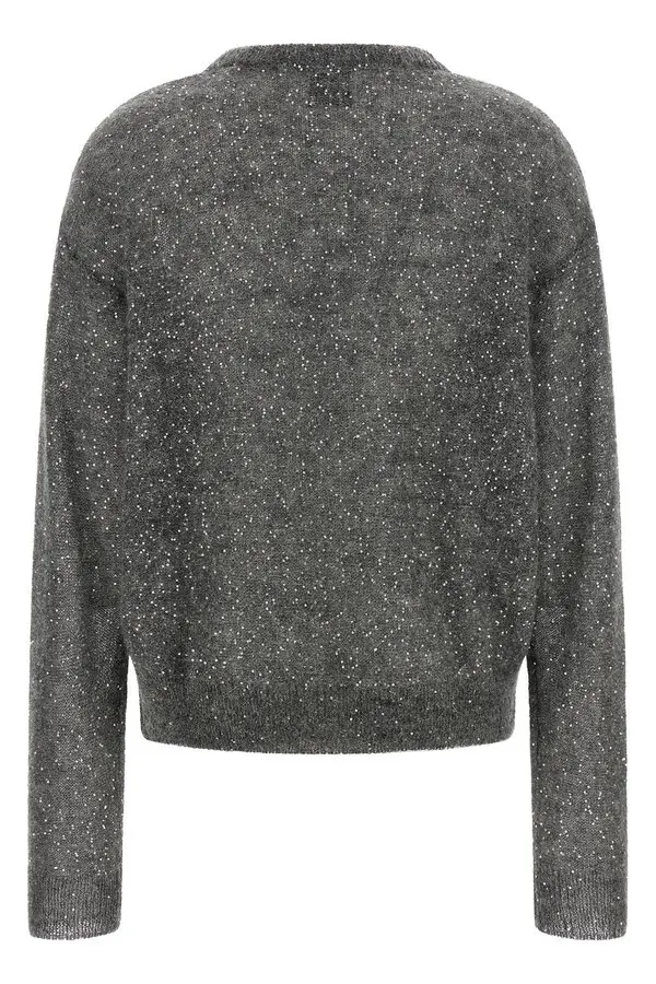 NUDE Micro Sequin Knit Sweater
