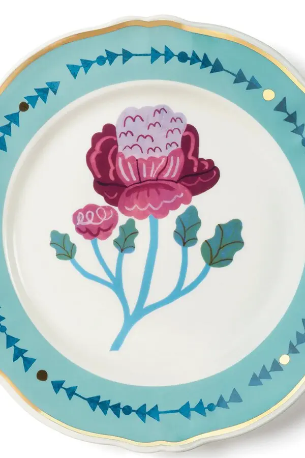 BITOSSI Botanica Dinner Plate With Scalloped Edge