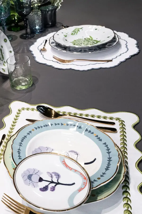 BITOSSI Plate 'geranio 15 Cm