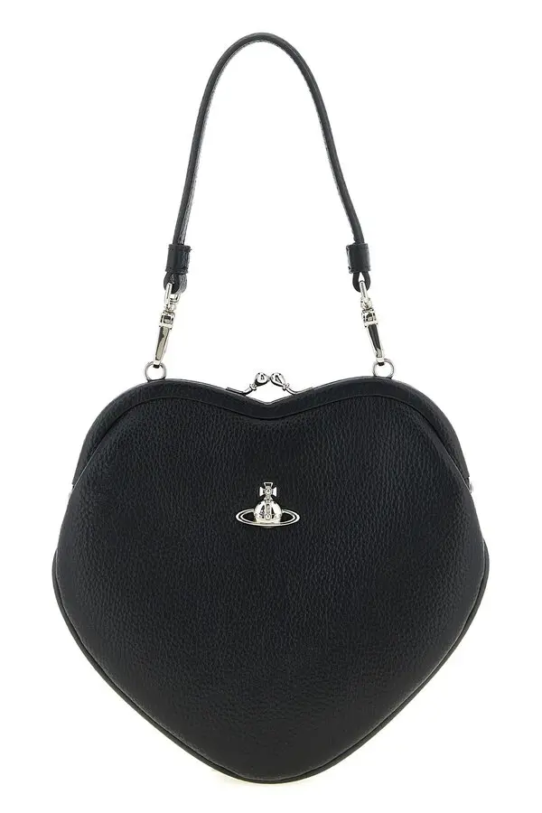 VIVIENNE WESTWOOD Belle Heart Frame' Handbag - Black