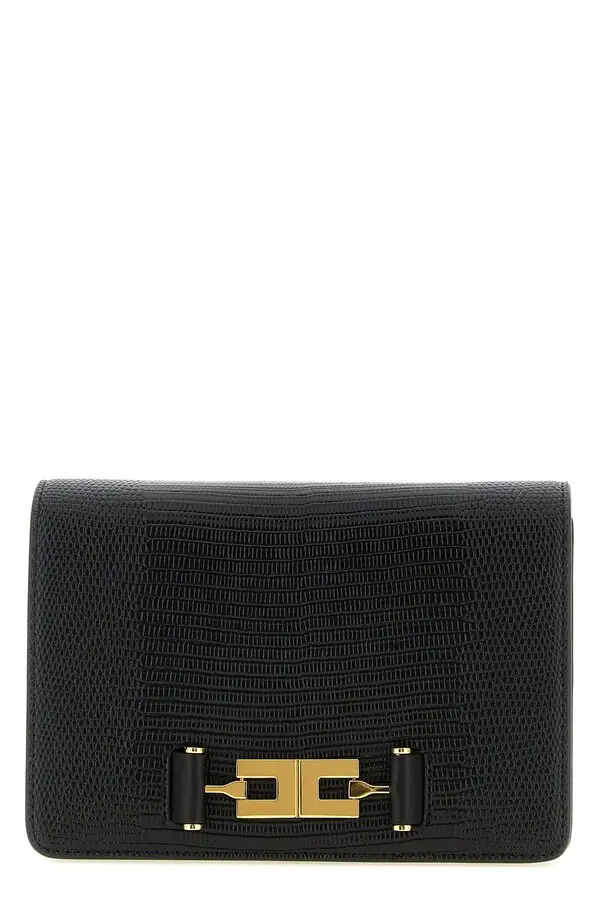 Elisabetta Franchi Reptile-effect Crossbody Bag