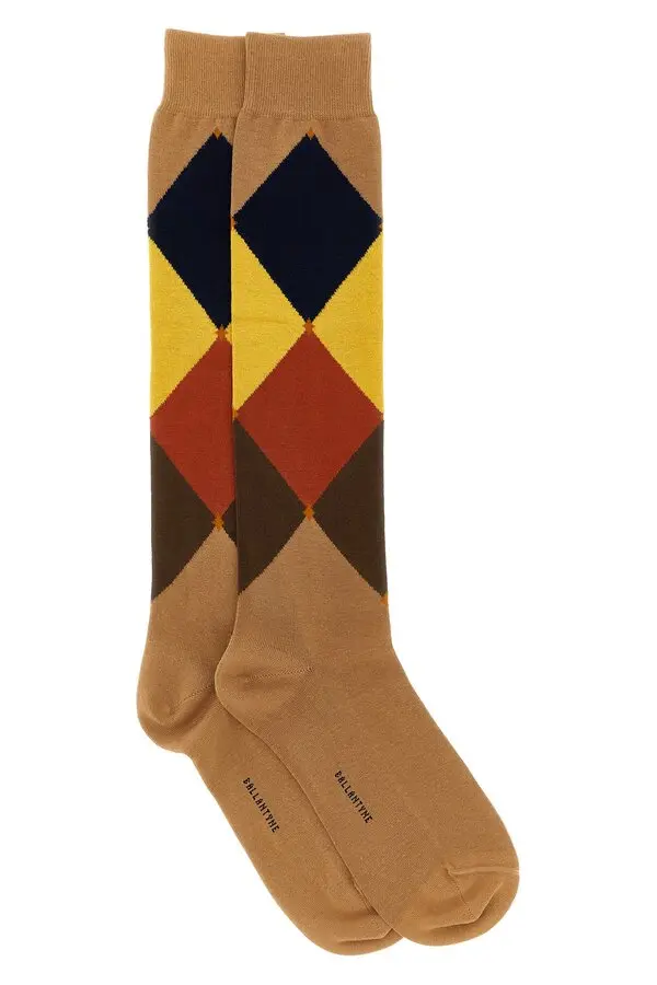 BALLANTYNE Argyle Socks