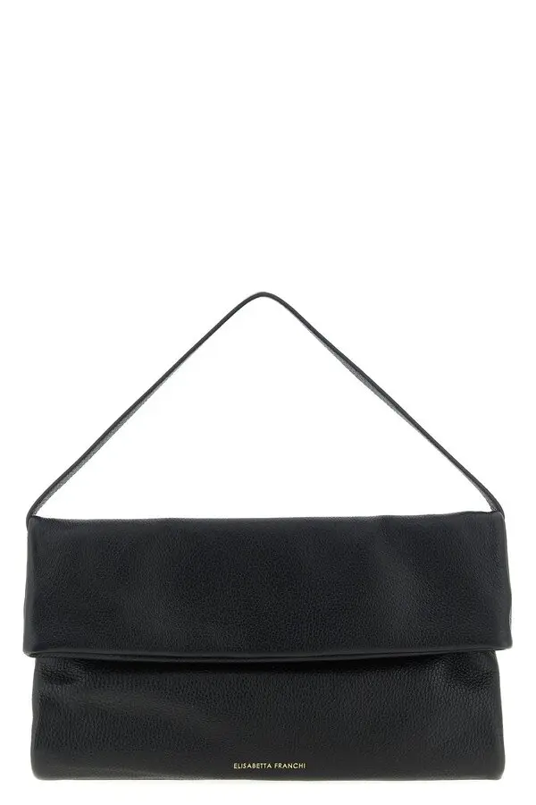Elisabetta Franchi Shoulder Bag 'logo Embossed