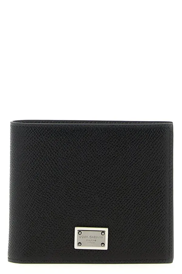 Dolce & Gabbana Bifold Wallet With Logo Plaque