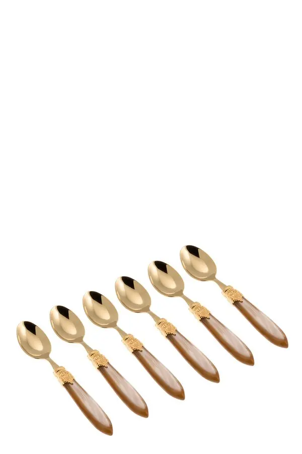 RIVADOSSI Laura Oro' 6-piece Teaspoon Set