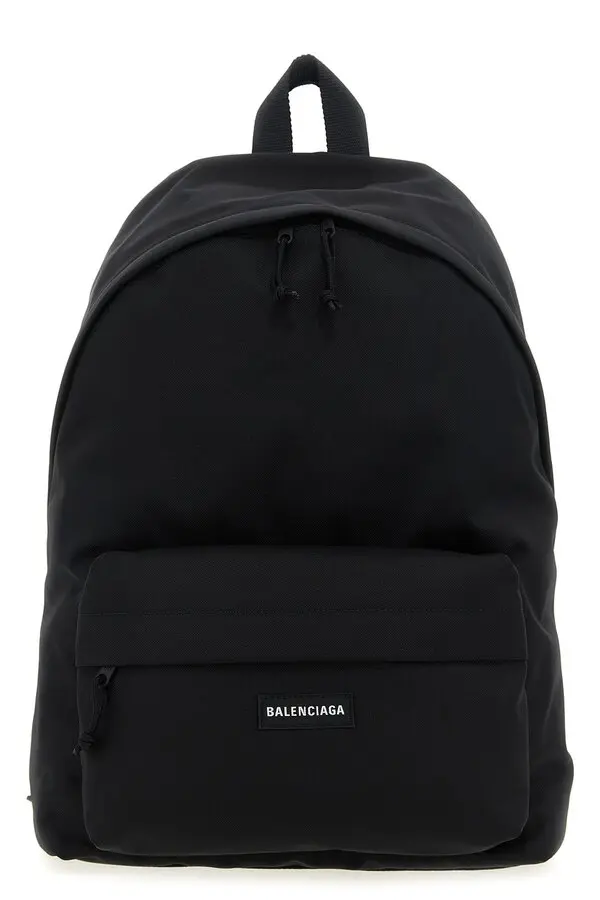 Balenciaga Backpack With Logo Patch