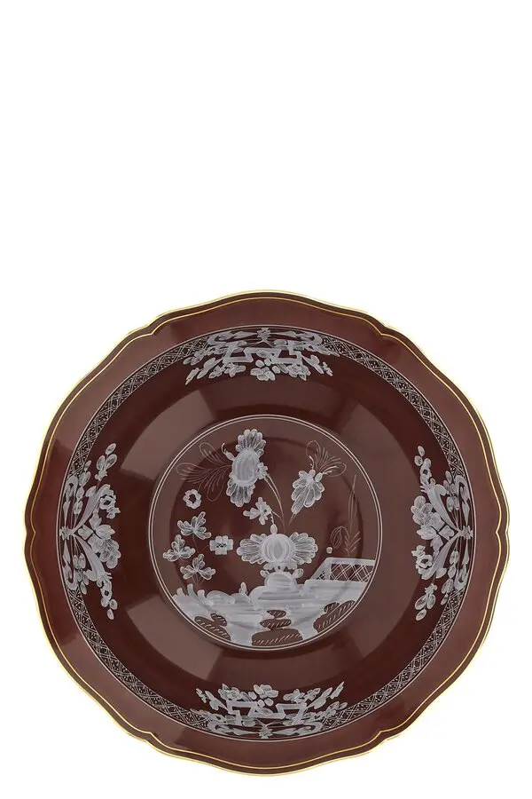GINORI 1735 Tray 'oriente Italiano Castagna 35 Cm - Brown