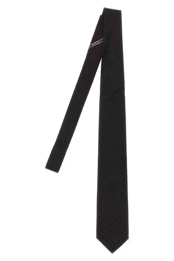 Gucci Gg' Jacquard Silk Tie
