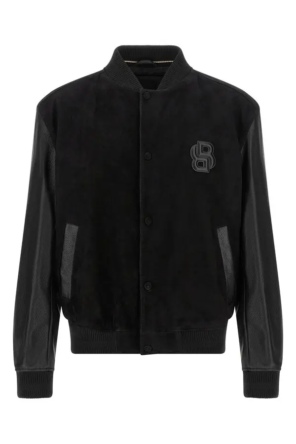 Hugo Boss Bomber Jacket With Raised Monogram