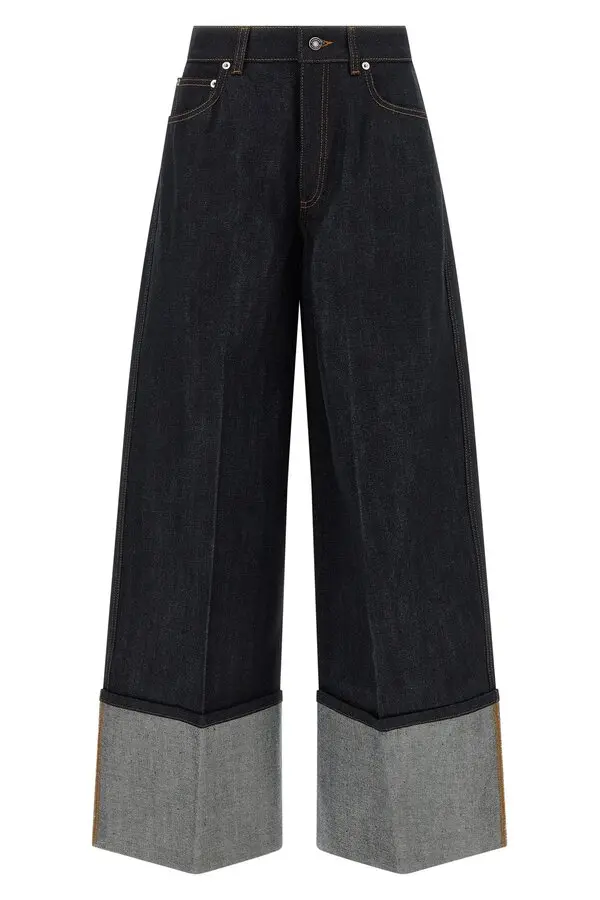 Givenchy Wide-leg Jeans With Maxi Cuffs