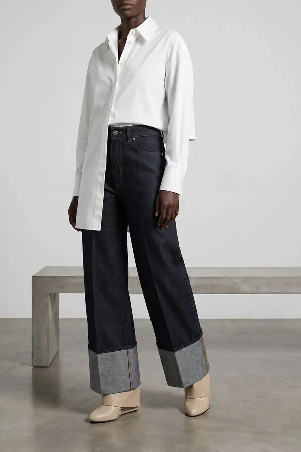 Givenchy Wide-leg Jeans With Maxi Cuffs