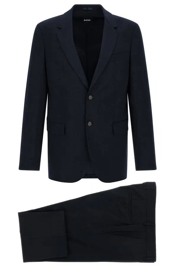 Hugo Boss Suit With Notch Lapels