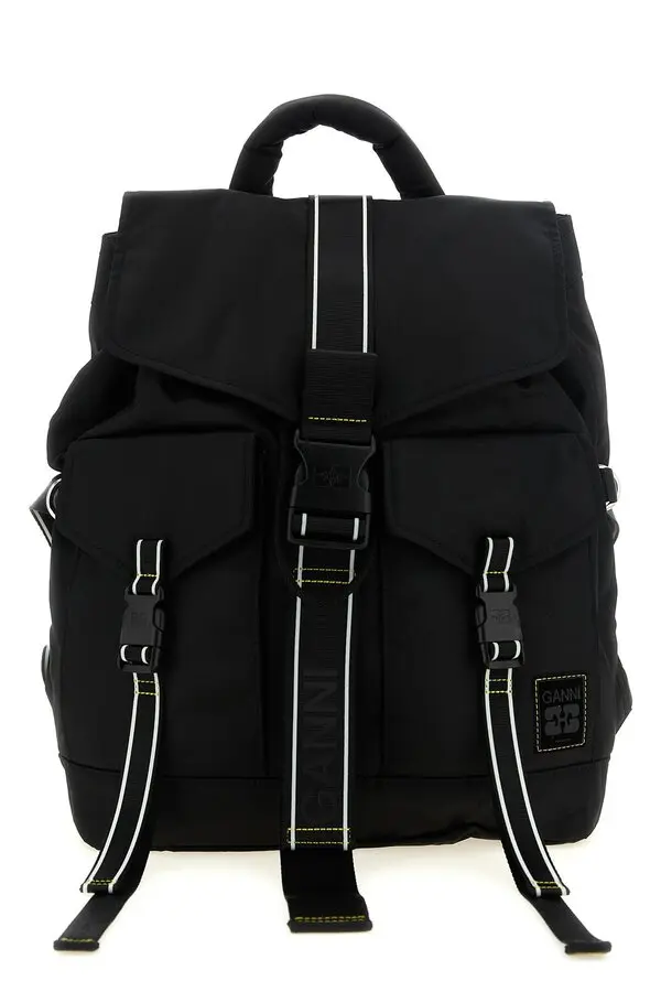 GANNI Re-tech' Backpack - Black