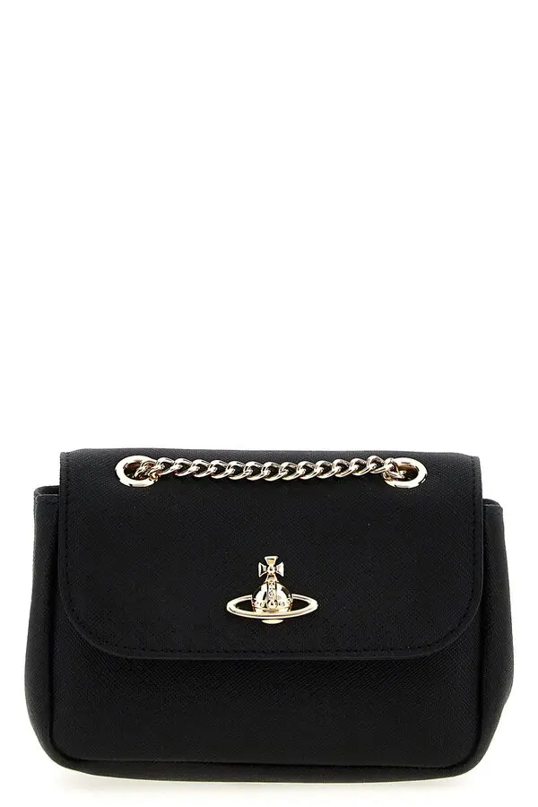 VIVIENNE WESTWOOD Small Crossbody Bag - Black
