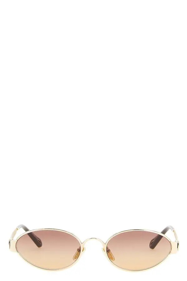 Chloé Oval Metal Sunglasses - Multi