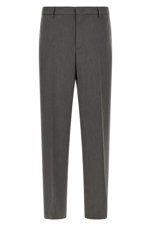 LARMERI STUDIO Grey Tailored Trousers