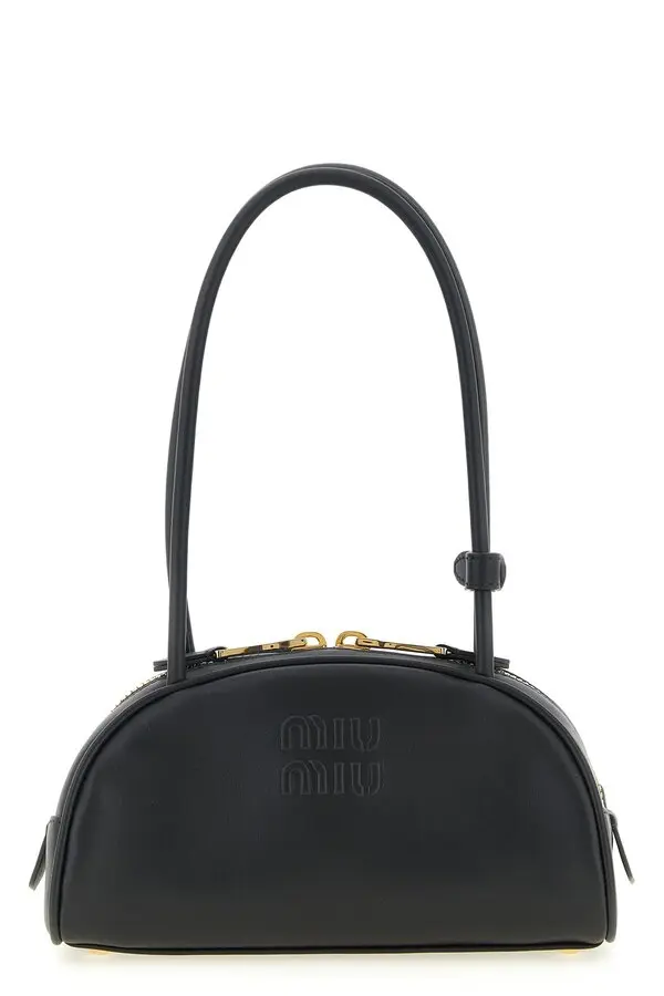 Miu Miu Small 'beau' Shoulder Bag - Black