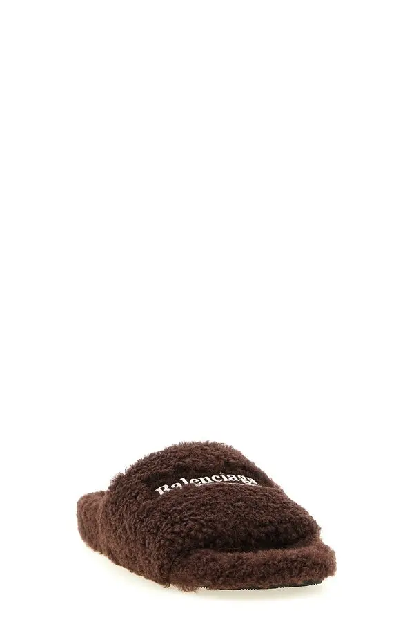 Balenciaga Plush 'furry' Slide Sandal
